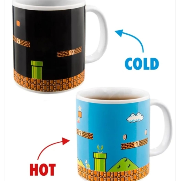 Nintendo | Dining | Classic Super Mario Heat Change Mug | Poshmark